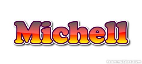 Michell Logo Free Name Design Tool From Flaming Text