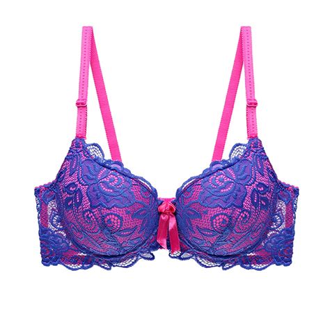 Bchrayiup Women S Sexy Lace Underwire Bra Lightly Padded Plunge Push Up