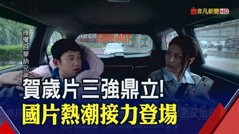 國片三強鼎立搶攻賀歲檔！我沒有談的那場戀愛、角頭浪流連、跟你老婆去旅行接力掀熱潮｜非凡新聞｜20210202 Youtube