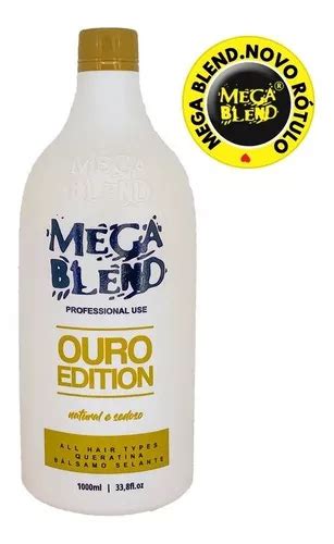Escova Progressiva Orgânica Mega Blend Ouro Edition litro Parcelamento sem juros