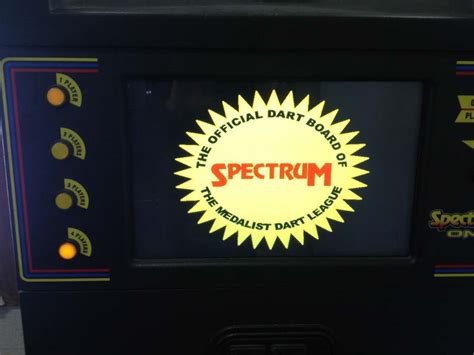 Medalist Spectrum Electronic Dart Board With Digital Display For Sale