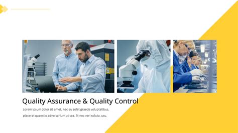 Quality Assurance Quality Control Theme PPT Templates