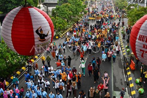 Peringatan Hari Jadi Provinsi Jawa Timur Antara Foto