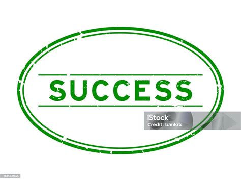 그런 지 녹색 성공 단어 타원형 흰색 배경에 고무 도장 스탬프 개발에 대한 스톡 벡터 아트 및 기타 이미지 개발 겨냥 고무 Istock