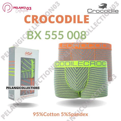 Jual CELANA DALAM PRIA CROCODILE BOXER 555 008 Shopee Indonesia