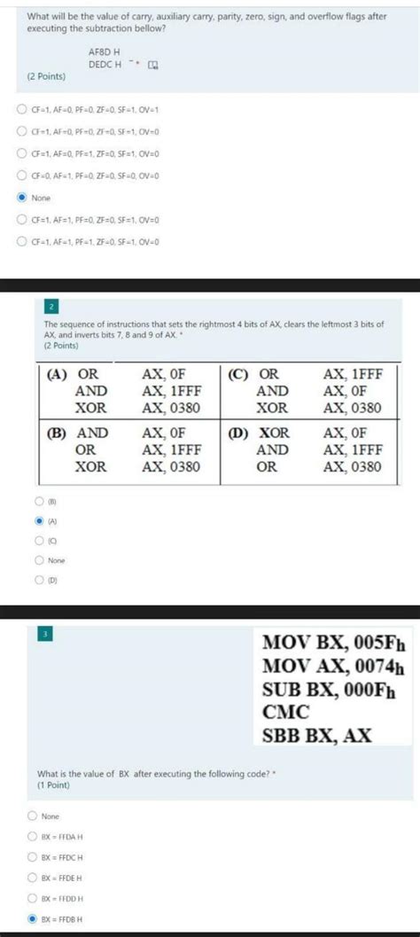 solved what will be the value of carry auxiliary carry