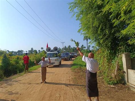 ထီးချိုင့်မြို့နယ်၊ မြတောင်ရွာနှင့် ပင်လည်ဘူးမြို့သိမ်းတိုက်ပွဲမှ ပြန