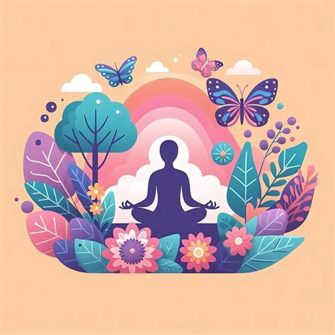 World Mental Health Day Background Illustration Premium Ai Generated