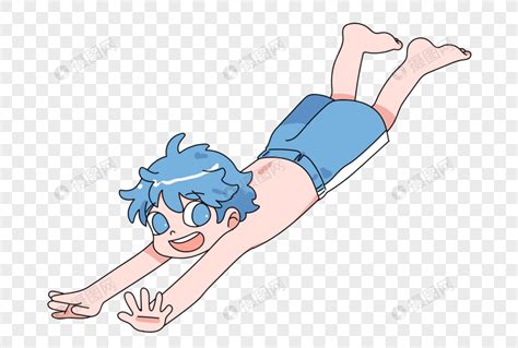 다이빙 소년 Png 일러스트 무료 다운로드 Lovepik