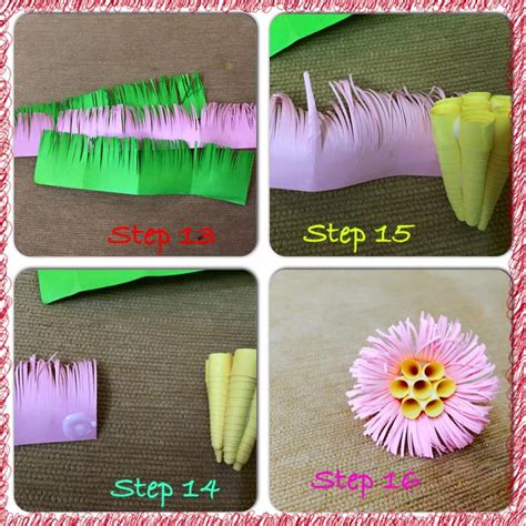 Quilling Grass Flowers ~ Crazzy Craft