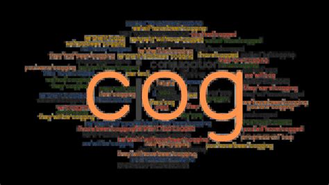 Cog Past Tense Verb Forms Conjugate Cog