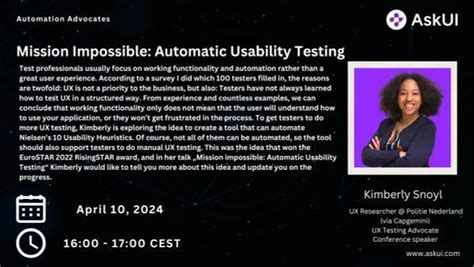 Askui On Linkedin Mission Impossible Automatic Usability Testing Mi