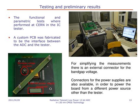 Ppt Radiation Tolerant Low Power 12 Bit Adc In 130 Nm Cmos Technology