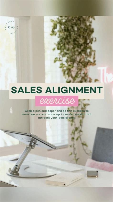 Sales Alignment Exercise Ideal Client Health And Wellness Coach