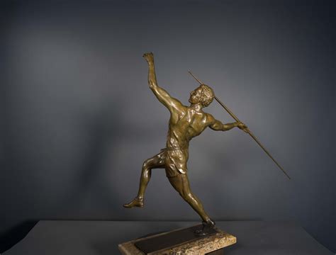 Javelin Bronze Sculpture Stravitz Sculpture Fine Art Gallery