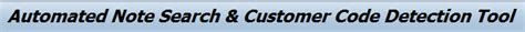 Anst Automated Notes Search Tool