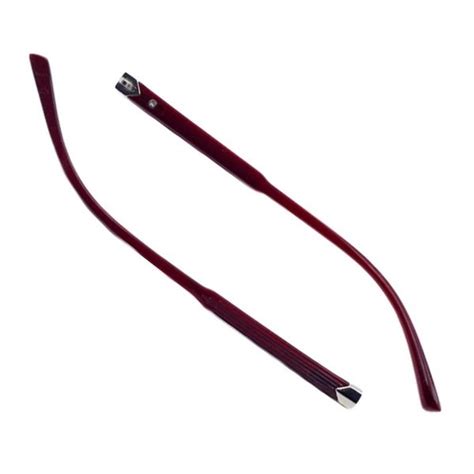 Dropship 1 Pair Red Plastic Glasses Temple Arm Replacement Eyeglasses