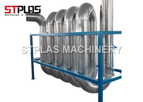 High Capacity Plastic Washing Line Pipe Dryer System For Drying Plastic