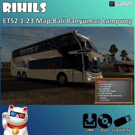 Jual ETS2 1 23 Map Bali Banyumas Lampung Game Bus Truk Indo Untuk