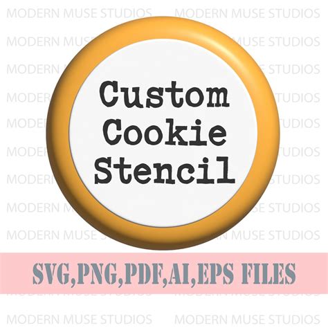 Pyo Cookie Stencil Custom Cookie Stencil Macaron Stencil Custom