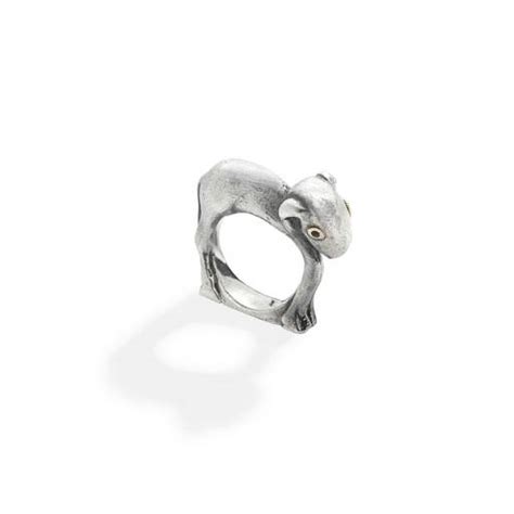 Mosheh Oved Silver Lamb Ring