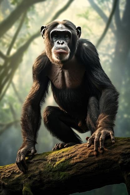 Os macacos estão na árvore Foto Premium