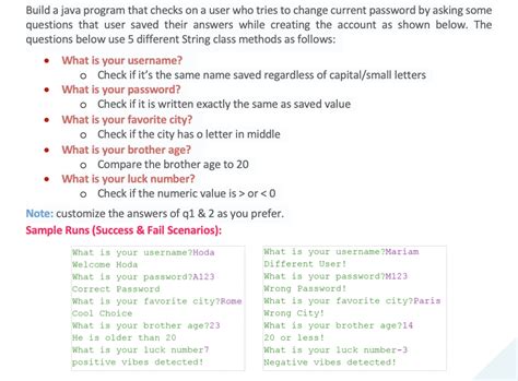 Solved Build A Java Program That Checks On A User Who Tries Chegg Com