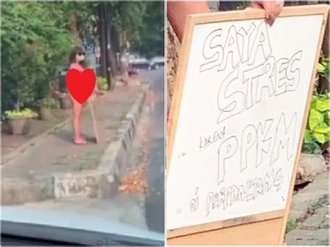 Buntut Aksi Protes Ppkm Pakai Bikini Di Pinggir Jalan Dinar Candy
