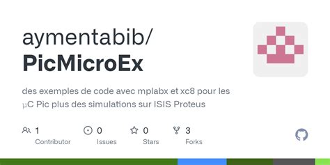 Github Aymentabib Picmicroex Des Exemples De Code Avec Mplabx Et Xc Pour Les C Pic Plus Des