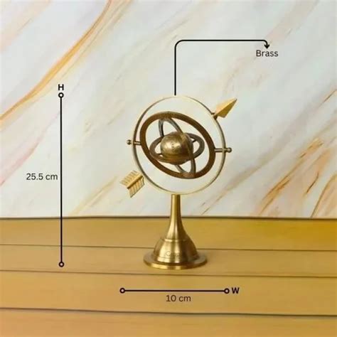 Brassdimensions Brass Celestial Armillary Sphere At ₹ 950piece In Roorkee