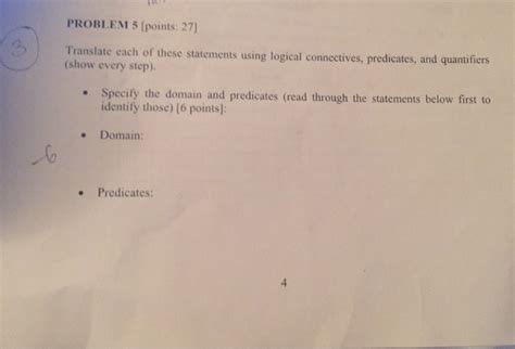 Solved PROBLEM Points Translate Each Of These Chegg