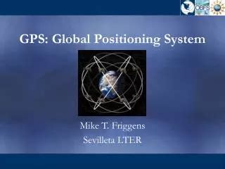 PPT Global Positioning System GPS PowerPoint Presentation Free Download ID