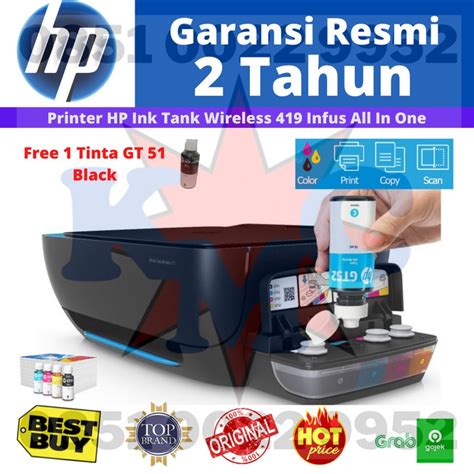 Jual Hp Ink Tank Wireless Printer All In One Print Scan Copy Wifi Shopee Indonesia