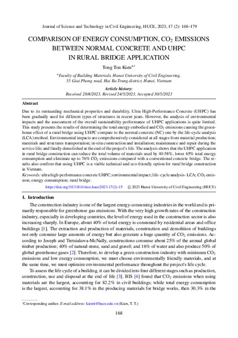 Pdf Comparison Of Energy Consumption Co2 Emissions Between Normal