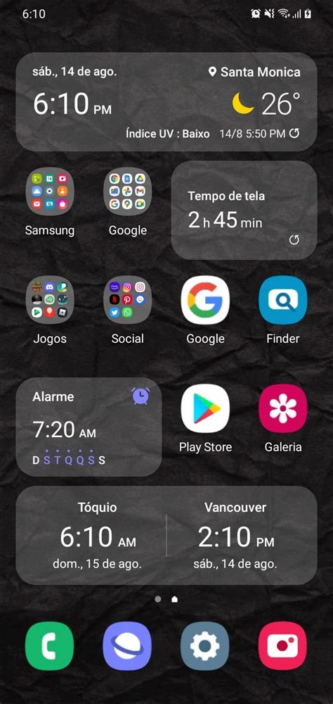 Pin em sei lá Ideias de organização Organização celular Design de tela