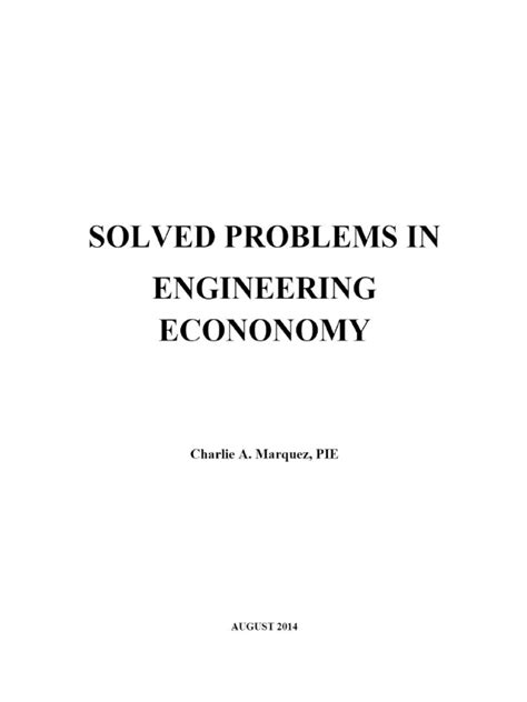 Note Engineering Economics Pdf