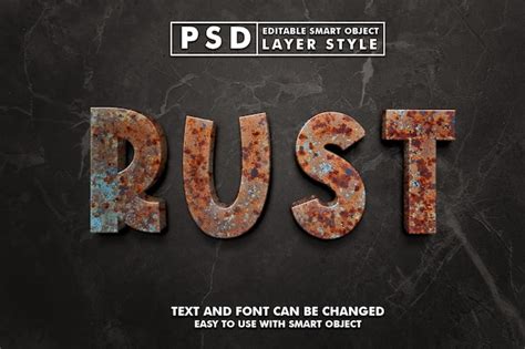Rust Text Psd High Quality Free Psd Templates For Download Freepik