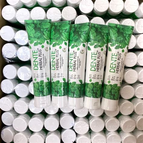 Dente ยาสีฟันเดนท์เต้ 5 หลอด 100 บาท ขนาด 100 กรัม สูตรเปปเปอร์มินต์ ลดกลิ่นปาก Shopee Thailand