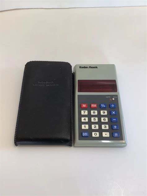 Vintage Radio Shack Electronic Calculator Ec 241 W Case 1977 Canada For Parts 2000 Picclick Ca