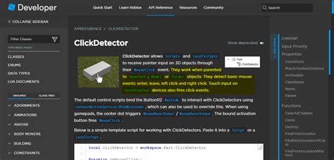 Ability To Click Players Scripting Support Developer Forum Roblox