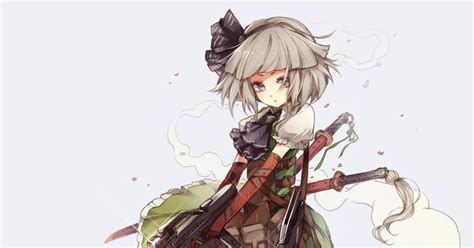 東方武装化 東方武装みょん 零花のマンガ 塗ってもいいのよ 東方 らくがき Pixiv