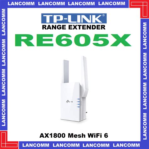 Tp Link Re605x Ax1800 Wi Fi Range Extender Shopee Malaysia
