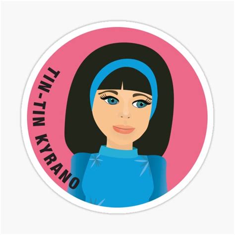 Tin Tin Kyrano From The Thunderbirds Classic Series Sticker By