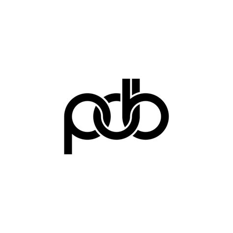 Letters Pdb Logo Simple Modern Clean 16376641 Vector Art At Vecteezy