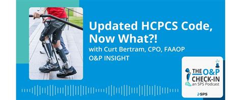 Updated Hcpcs Code Now What