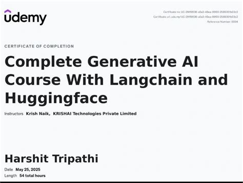 Generativeai Langchain Huggingface Ai Llm Machinelearning
