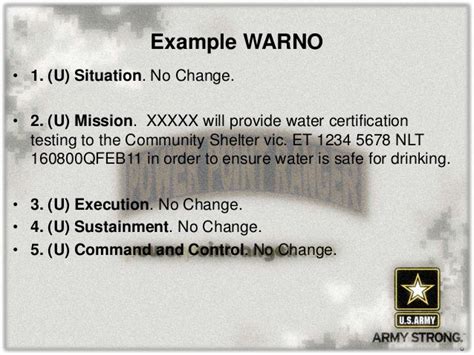 Issue A Warno