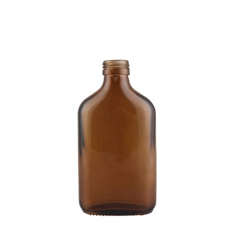 Super Flint Empty Flask 200 Ml Square Clear Small Alcohol Wine Glass