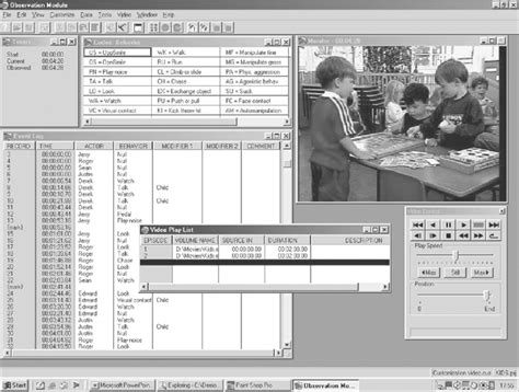 Recording Observations With Observer Video Pro Download Scientific Diagram
