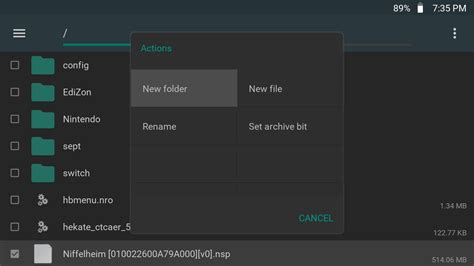 File Operation Menu Issue After Choosing More Issue 60 Joel16 NX Shell GitHub